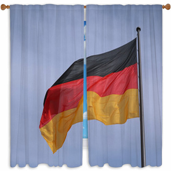 German flag Curtains & Drapes | Block Out | Custom Sizes