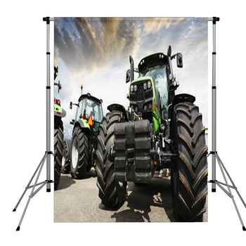 Tractor Photographer Backdrops | Available in Super Large Custom Sizes