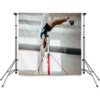 Gymnastics Photographer Backdrops | Available in nearly ANY Custom Sizes