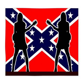 Rebel flag Area Rugs & Custom Size Floor Mats