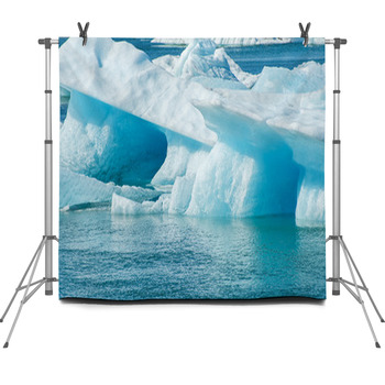 Glacier Custom Backdrops | Available in Super Large Custom Sizes