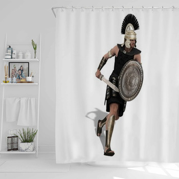 Gladiator Shower Curtains, Bath Mats, & Towels Personalize