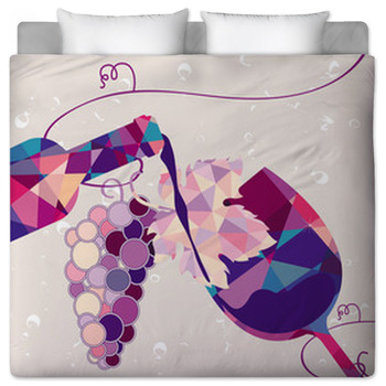 Wine Comforters, Duvets, Sheets & Sets | Custom