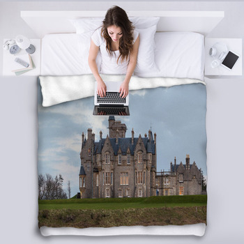 Castle Fleece Blanket Throws | Free Personalization
