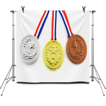 Olympic Photographer Backdrops | Available in Ultra Large Custom Sizes