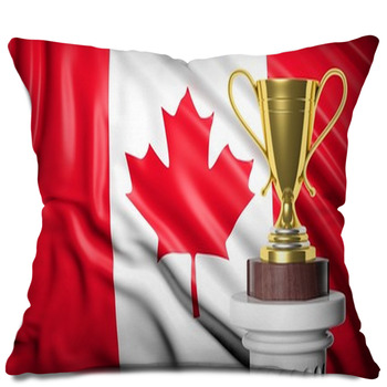 Canadian flag Throw Pillows, Shams & Pillow Cases