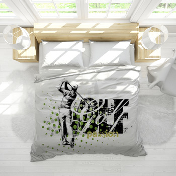 Golf Comforters, Duvets, Sheets & Sets | Personalized