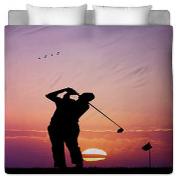Golf Comforters, Duvets, Sheets & Sets | Personalized
