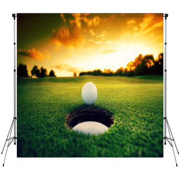 Golf Photographer Backdrops | Available in Very Large Custom Sizes