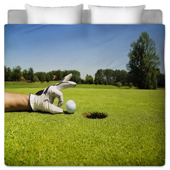 Golf Comforters, Duvets, Sheets & Sets | Personalized
