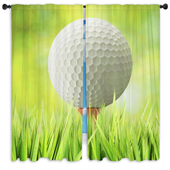 Golf Window Curtains | Custom Size Drapes