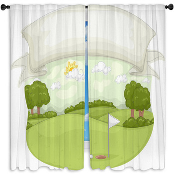 Golf Window Curtains & Drapes | Black Out | Custom Sizes