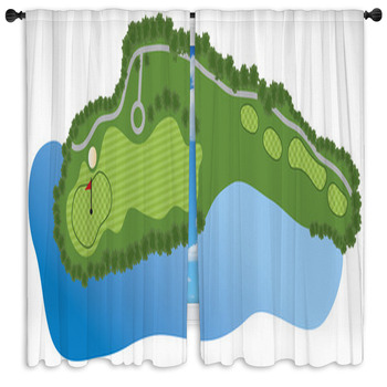 Golf Drapes & Window Treatments | Black Out | Custom Sizes