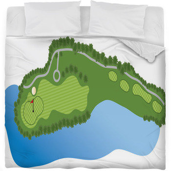 Golf Comforters, Duvets, Sheets & Sets | Personalized