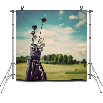Golf Photographer Backdrops | Available in Very Large Custom Sizes