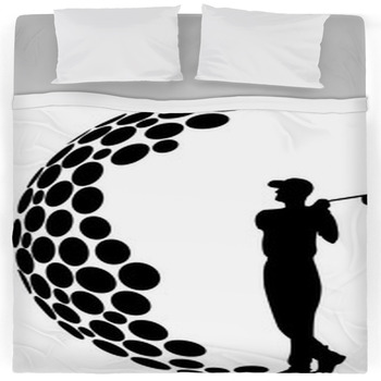 Golf Comforters, Duvets, Sheets & Sets | Personalized