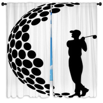 Golf Drapes & Window Treatments | Black Out | Custom Sizes