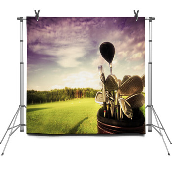 Golf Photographer Backdrops | Available in Very Large Custom Sizes