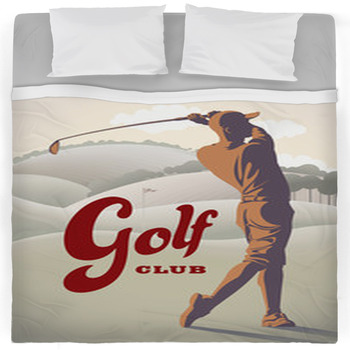 Golf Comforters, Duvets, Sheets & Sets | Personalized