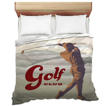 Golf Comforters, Duvets, Sheets & Sets | Personalized