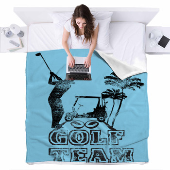 Golf Comforters, Duvets, Sheets & Sets | Personalized