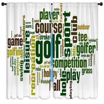 Golf Drapes & Window Treatments | Black Out | Custom Sizes