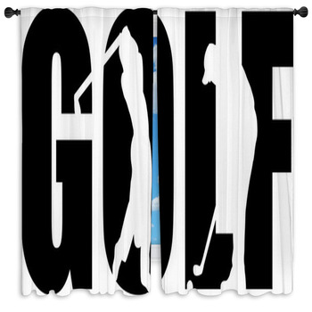 Golf Drapes & Window Treatments | Black Out | Custom Sizes