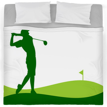 Golf Comforters, Duvets, Sheets & Sets | Personalized