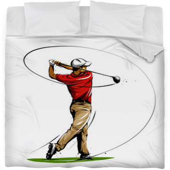 Golf Comforters, Duvets, Sheets & Sets | Personalized