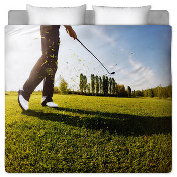 Golf Comforters, Duvets, Sheets & Sets | Personalized