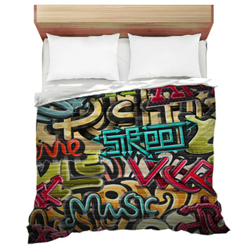 Graffiti Comforters, Duvets, Sheets & Sets | Personalized