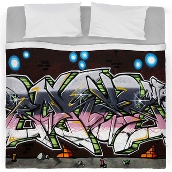 Graffiti Comforters, Duvets, Sheets & Sets | Personalized