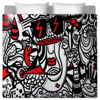 Graffiti Comforters, Duvets, Sheets & Sets | Personalized
