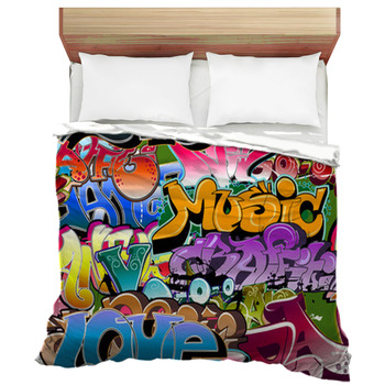 Graffiti Comforters, Duvets, Sheets & Sets | Personalized