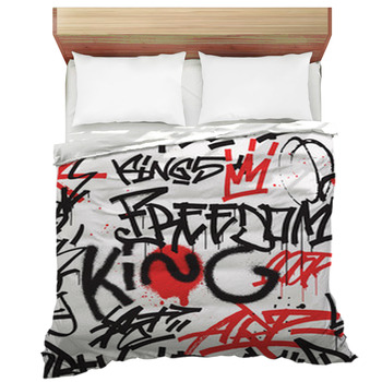 Graffiti Comforters, Duvets, Sheets & Sets | Personalized