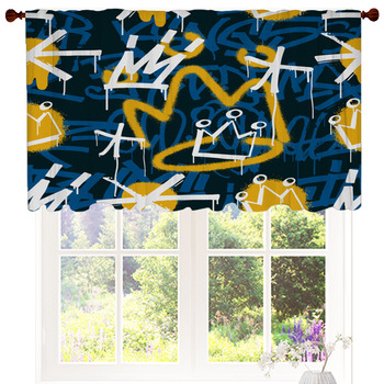 Graffiti Drapes & Window Treatments | Black Out | Custom Sizes