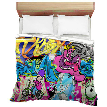 Graffiti Comforters, Duvets, Sheets & Sets | Personalized