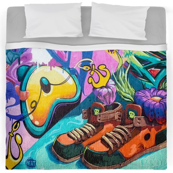 Graffiti Comforters, Duvets, Sheets & Sets | Personalized