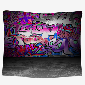 Graffiti Fabric by the Yard | Available in Ultra Large Custom Sizes