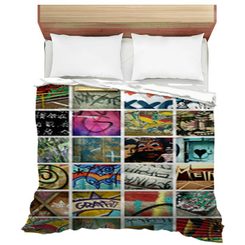 Graffiti Comforters, Duvets, Sheets & Sets | Personalized