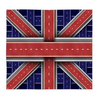 British flag Area Rugs & Custom Size Floor Mats