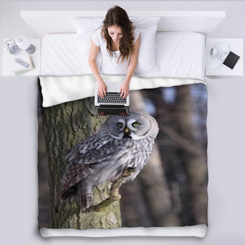 Owl Comforters, Duvets, Sheets & Sets | Personalized