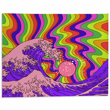 Psychedelic Area Rugs & Custom Size Floor Mats