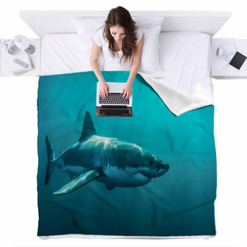 Shark Comforters, Duvets, Sheets & Sets | Custom