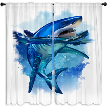 Shark Curtains & Drapes | Block Out | Custom Sizes