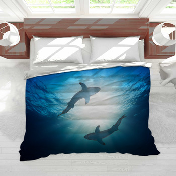 Shark Comforters, Duvets, Sheets & Sets | Custom