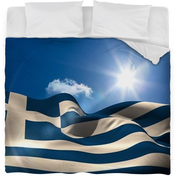 Greek flag Comforters, Duvets, Sheets & Sets | Personalized