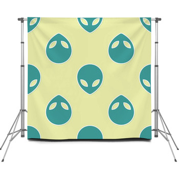 Alien Custom Backdrops | Available in Super Large Custom Sizes