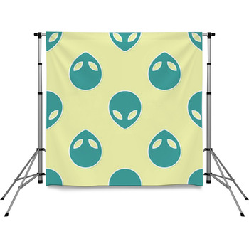 Alien Custom Backdrops | Available in Super Large Custom Sizes