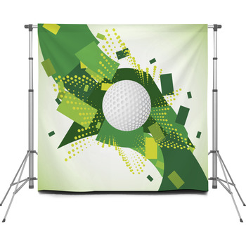 Golf Photographer Backdrops | Available in Very Large Custom Sizes